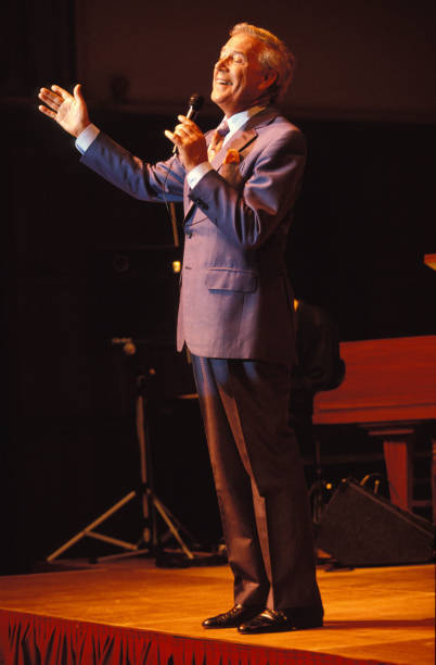 Val Doonican Band Singer Performing Val Doonican 1990s Old Music Photo ...