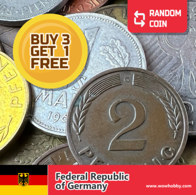 Federal Republic of Germany Coin | 1 Random Collectible Old German Coin ...