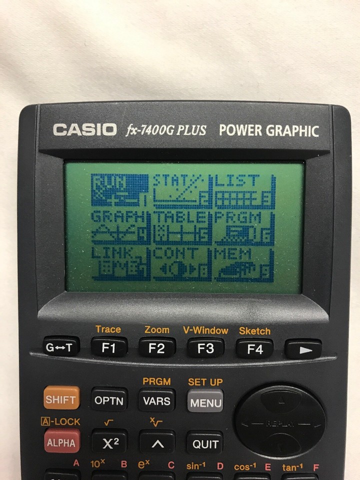 Casio Power Graphic Calculator Fx-7400G Plus Tested Works | eBay