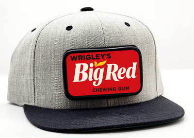 Big Red Hat Removable Metal Patch, Snapback | eBay