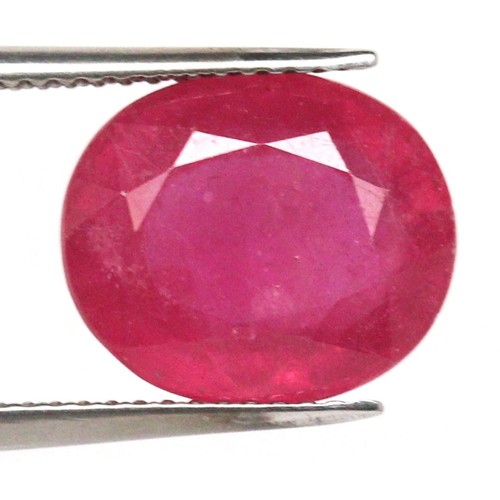 7.21 CT. Heated Pink Ruby Madagascar Oval 10 x 12 mm. | eBay