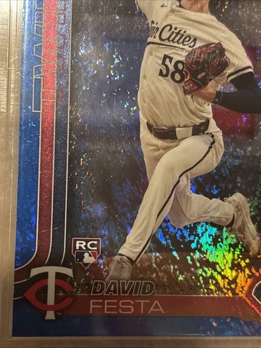 MLB David Festa RC Topps Series 1 2025 Blue Foil /150 | eBay
