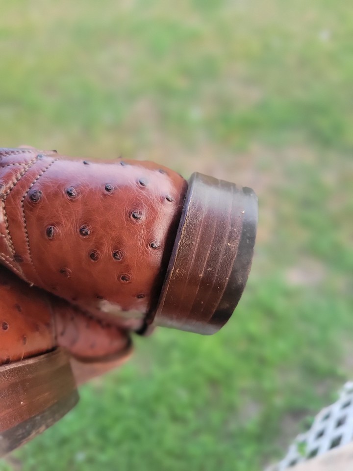 Lucchese classic 10.5 ostrich ropers | eBay