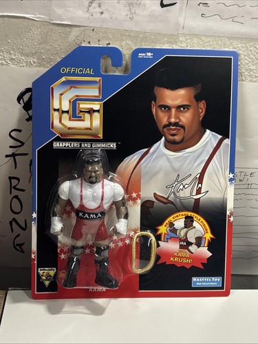 WWF Kama Wrestling Figure Hasttel Toy Grapplers Gimmicks Supreme WWE ...