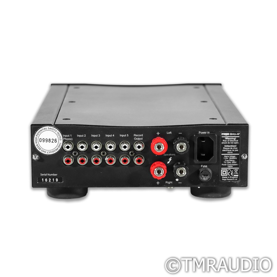 Rega Brio-R Stereo Integrated Amplifier; MM Phono | eBay
