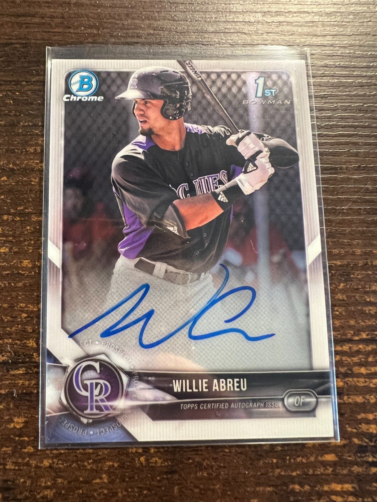 A132,200 - 2018 Bowman Chrome Prospect Autographs #CPAWA Willie Abreu ...