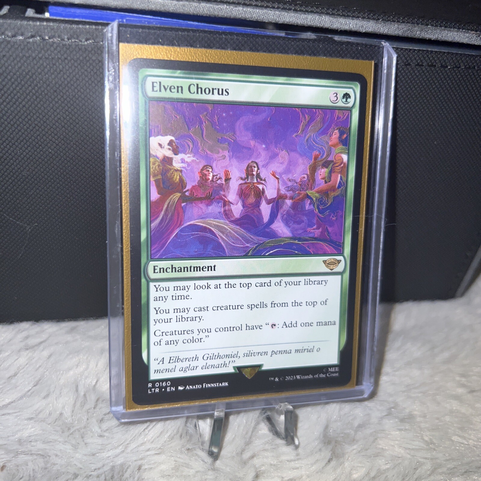 Elven Chorus, Regular, Lord Of The Rings Tales Middle-earth (LTR) MTG ...