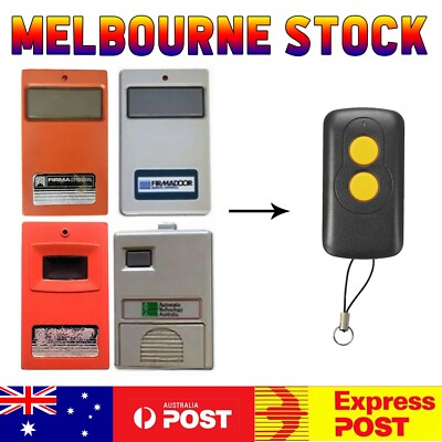 Firmadoor FMD-1/FMD101/TXA1-FMD3 Garage/Gate Compatible Remote Control ...