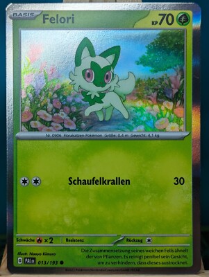 POKEMON - Entwicklungen in Paldea - Felori - 013/193 - SELTENE HOLO ...