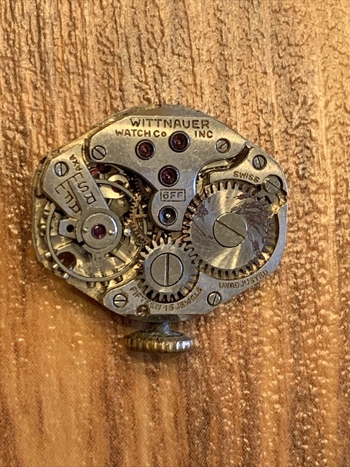 Wittnauer watch movement 6FF AXA 15 Jewel As Is For Parts /Repair | eBay