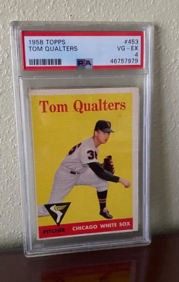 1958 Topps #453 Tom Qualters PSA 4 VG-EX Chicago White Sox Pitcher | eBay