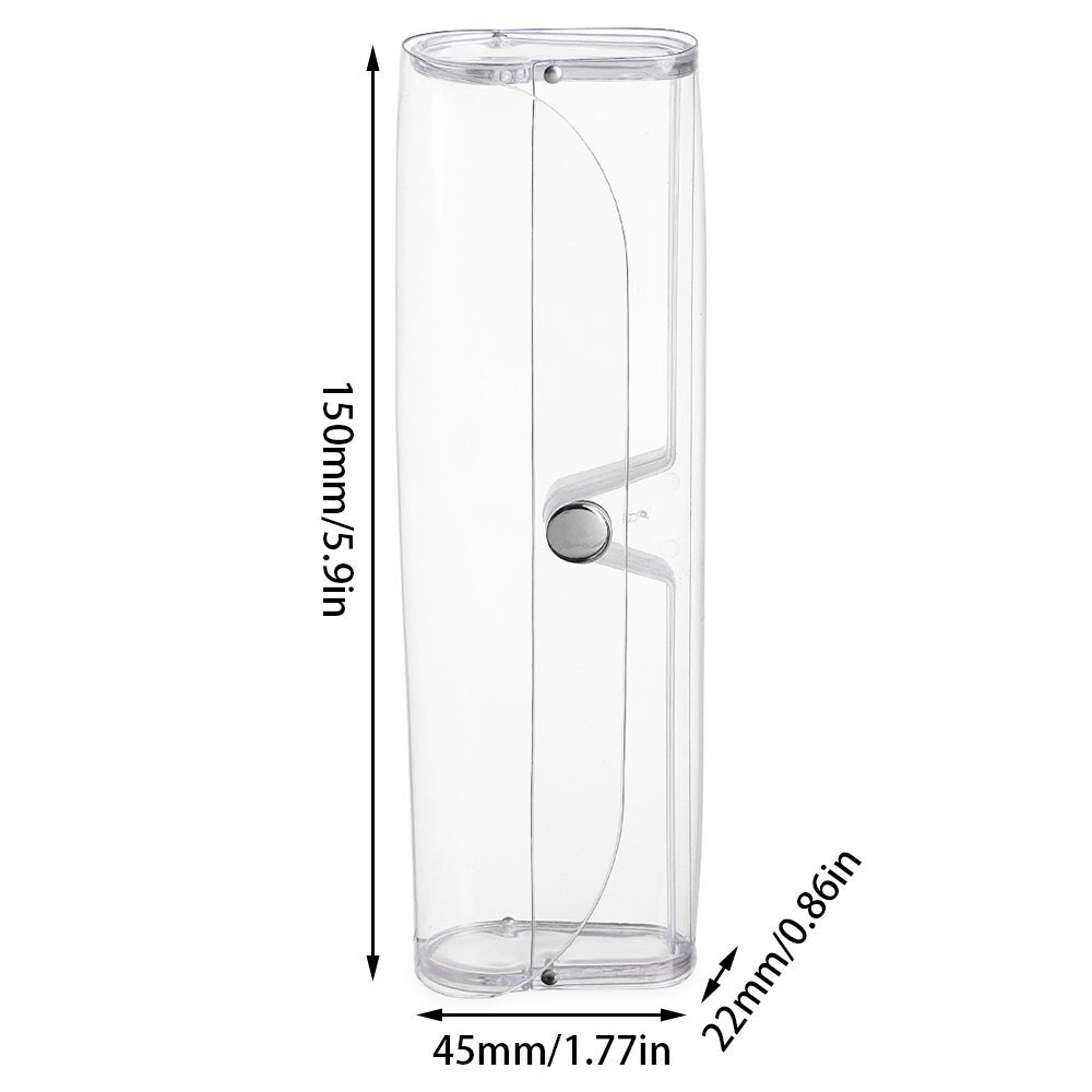 Waterproof Transparent Glasses Holder Eyeglasses Case Glasses Box ...