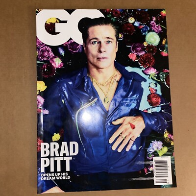 GQ MAGAZINE AUGUST 2022 GENTLEMEN'S QUARTERLY BRAD PITT PHOTO COVER | eBay