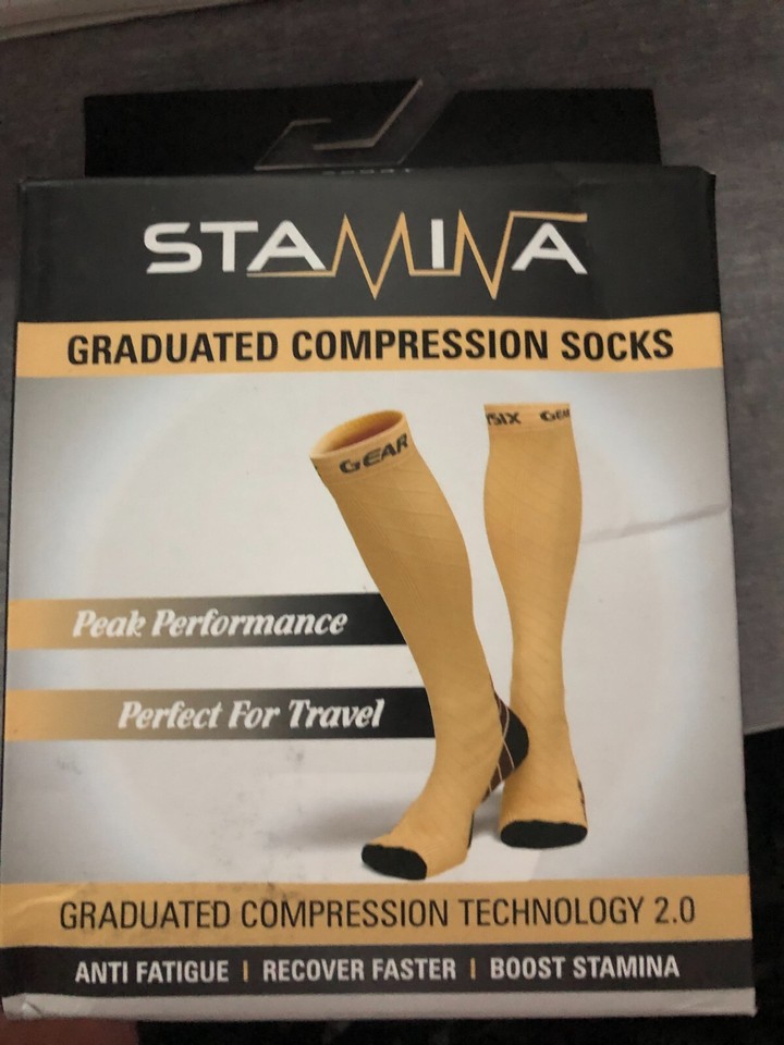 STAMINA Physix Gear Graduated Compression Socks Technology 2.0, 20-30 ...