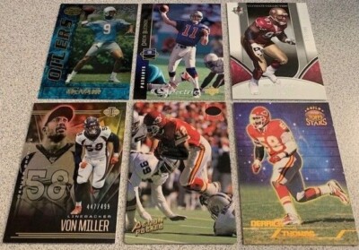 FOOTBALL Parallels/Inserts/Numbered cards - All Years - You Pick - FREE ...