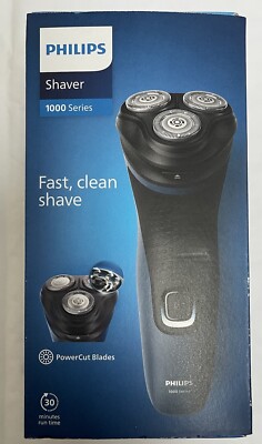Philips Series 1000 Dry Men's Electric Shaver with Power Cut Blades ...