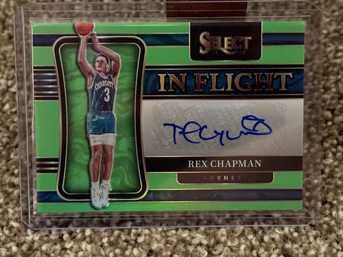 2021-22 PANINI SELECT IN FLIGHT REX CHAPMAN GREEN AUTOGRAPHS 90/99 IF ...