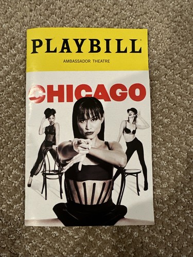 CHICAGO January 2025 Playbill BIANCA MARROQUIN/MAX VON ESSEN | eBay