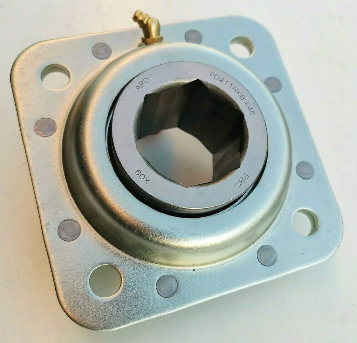 Premium FD211RKB-L45 AG Flanged Disc Bearing Unit 1-3/4" HEX Bore with ...