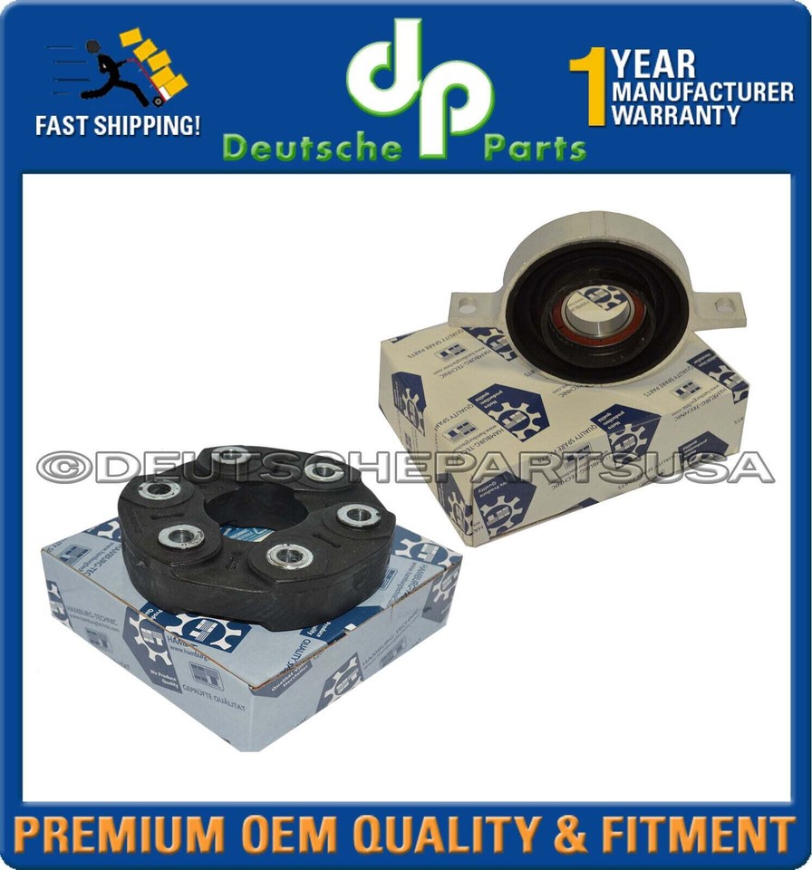 BMW F07 F10 DRIVESHAFT CENTER SUPPORT BEARING + DRIVESHAFT FLEX DISC ...