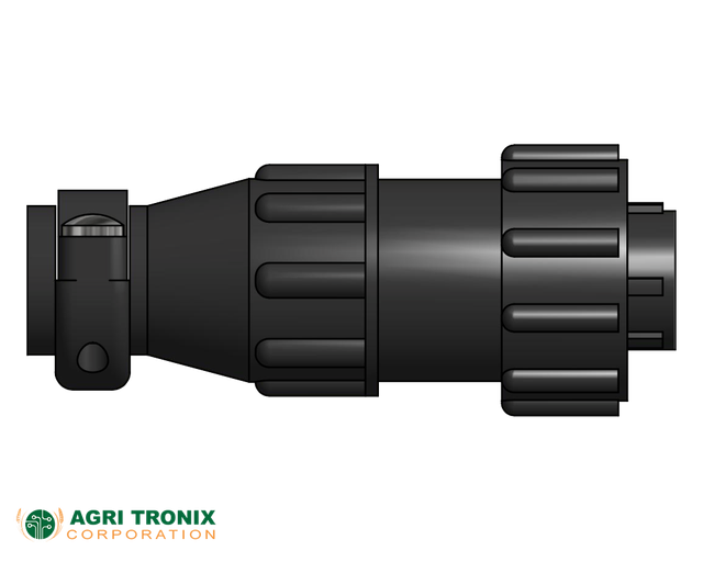 4 pin AMP connector with pins and cable clamp (male pins) | eBay