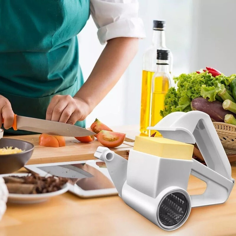 Olive Garden Rotary Parmesan Cheese Grater Stainless Steel Drum Kitchen ...