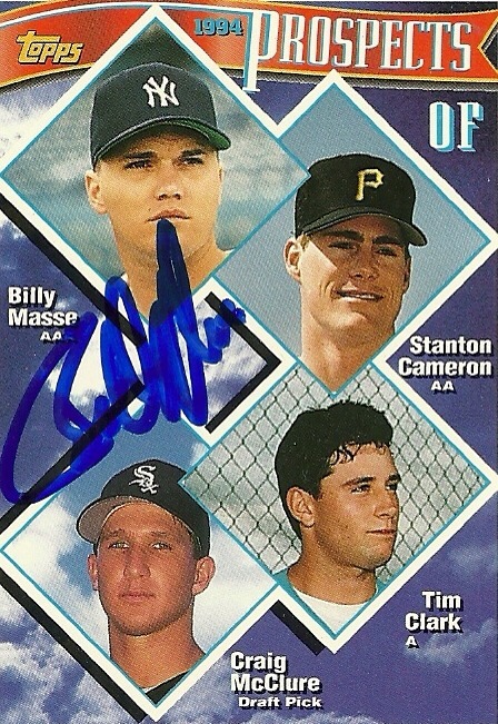 BILLY MASSE NY YANKEES SIGNED AUTOGRAPHED 1994 TOPPS CARD #79 W/COA | eBay