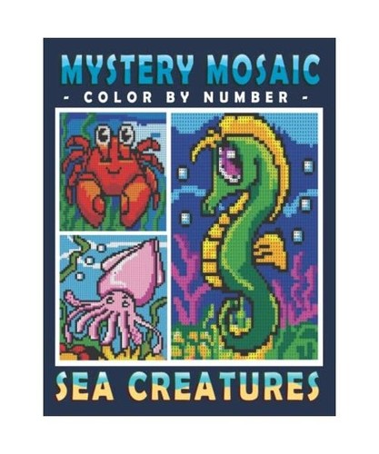 Mystery Mosaics Color By Number Sea Creatures: Pixel Art & Color Quest ...