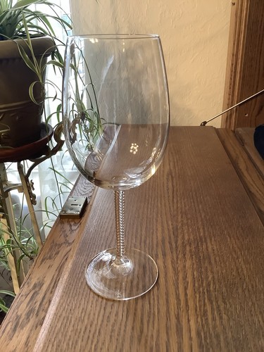 Ralph Lauren Crystal Latham Chard Wine Glasses 26 oz Four Stunning ...