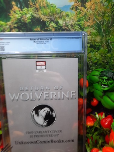 Return of Wolverine #1 CGC 9.0 EXCLUSIVE Limited SUAYAN Incredible Hulk ...