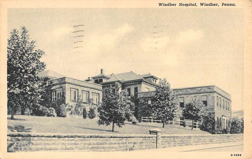 Windber Pennsylvania Hospital Street View Antique Postcard K90388 | eBay