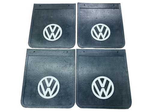 VW Classic Beetle Bug Kombi Mud Flaps Splash Guard Fresh Rubber Set ...