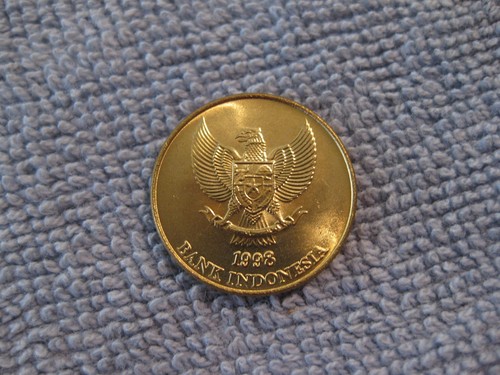 1998 or 94 Indonesia coin 50 R Komodo dragon sweet classic coin ...