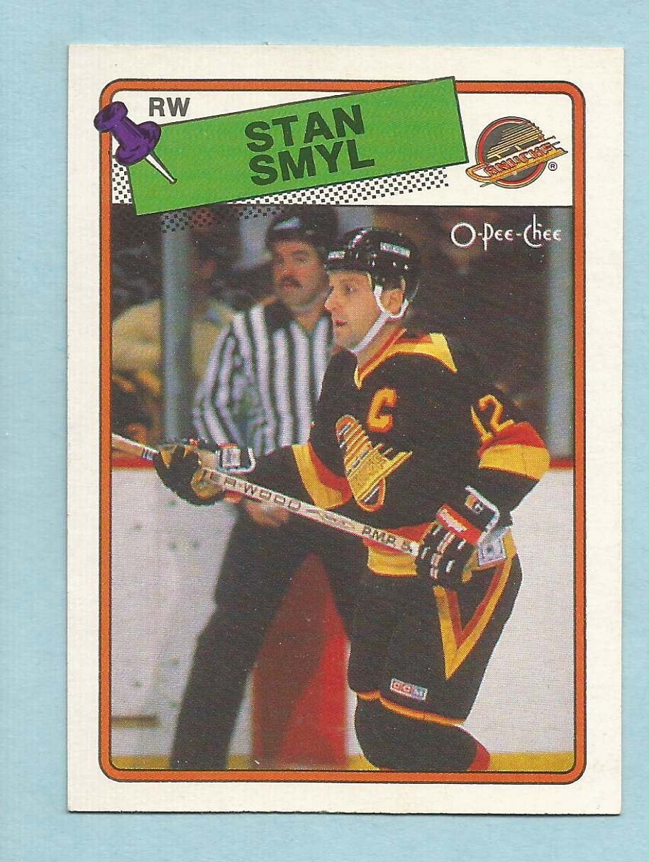 1988-89 OPC O-Pee-Chee Hockey Rich Sutter #255 Vancouver Canucks NM/MT ...