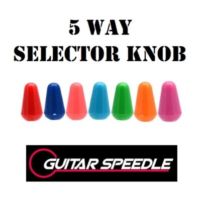 5 Way Guitar Pickup Toggle Selector Switch Knob Tip Cap Peg Single Slot ...