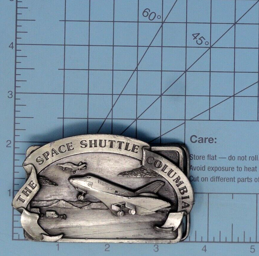 Space Shuttle Columbia Belt Buckle US Space Program N… - Gem