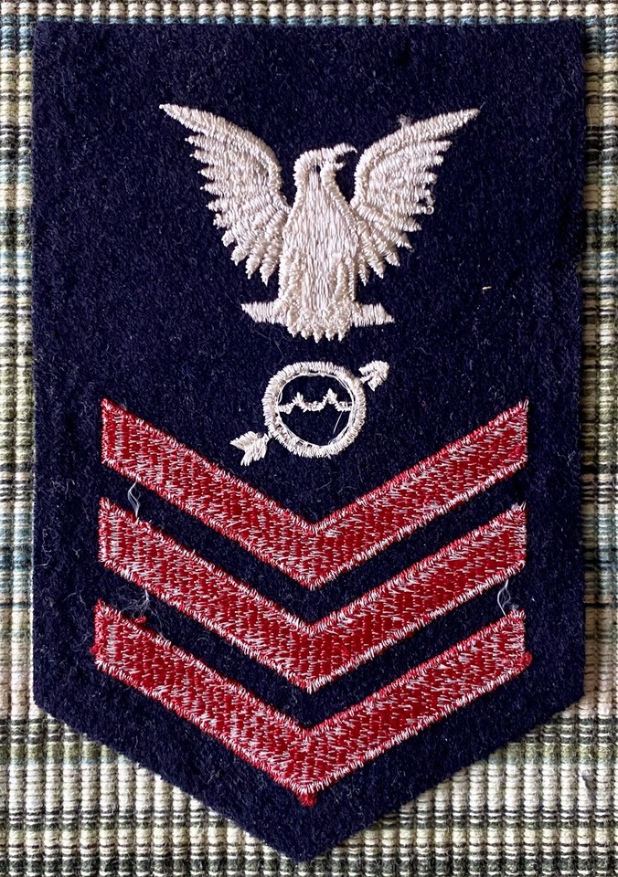 US Navy Rate Operations Specialist 1st Class Petty Officer rank Patch ...