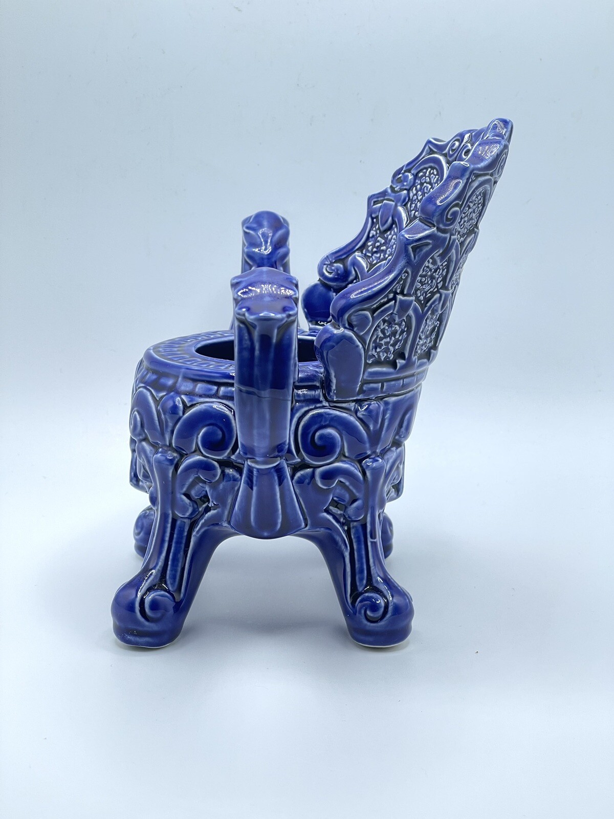 Vtg Garden Real Old Willow Chair Teapot Royal Doulton Cardew Rare No ...