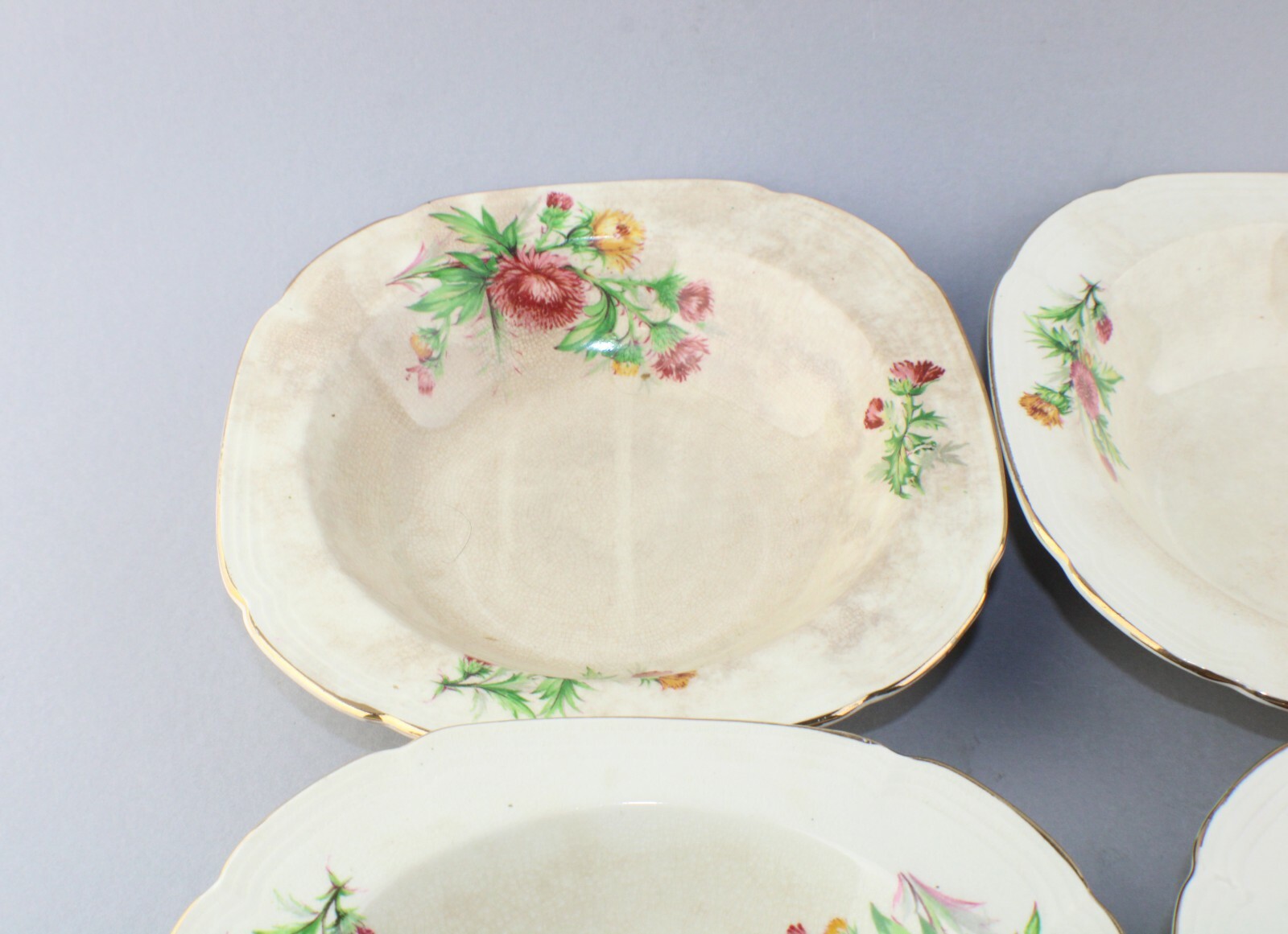 Alfred Meakin England Thistle Pattern Fruit Dessert Sauce Bowl Set of ...