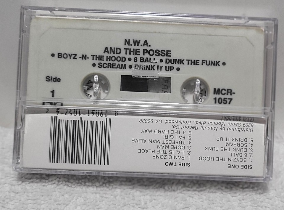 NWA And The Posse 1987 Cassette Tape Hip-Hop Rap - Easy E original 1st ...