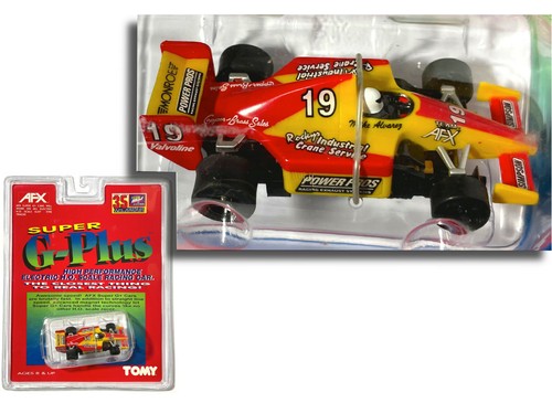 1 1994 TOMY AFX SUPER G+ G-PLUS SLOT CAR POWER PROS #19 INDY F1 FORMULA ...
