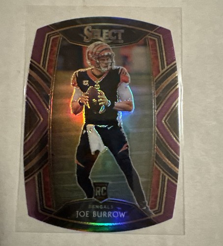 2020 Panini Select - Club Level Purple Prizm Die-Cut #246 Joe Burrow ...