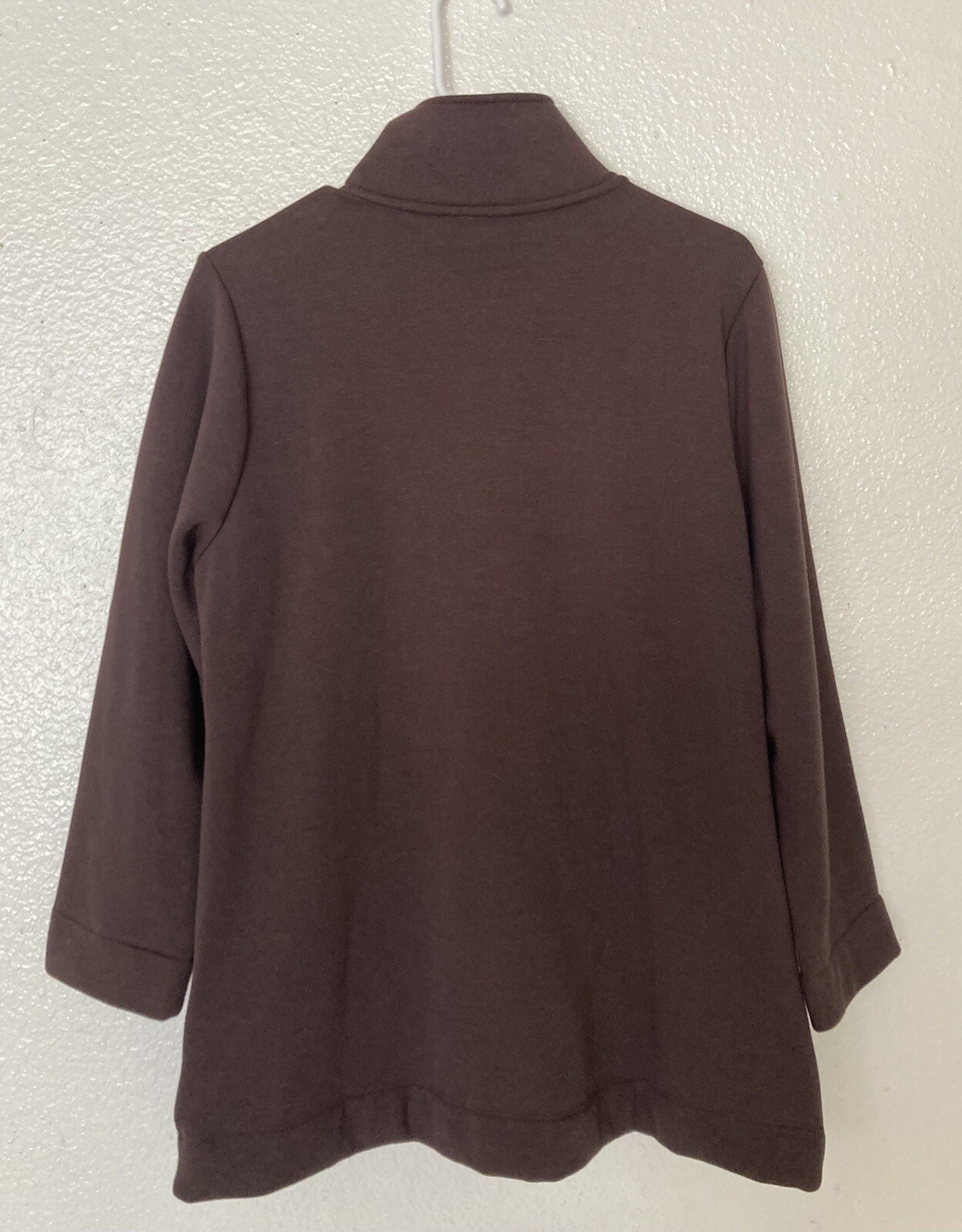 Denim & Co. Women’s Lush Lined Long-Sleeve Curved Hem Jacket Indigo ...