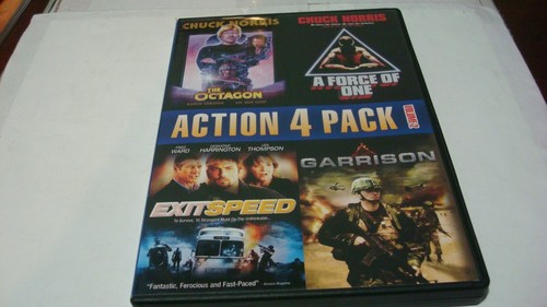 Action 4 Pack, Vol. 2 (DVD, 2010) Octagon, Exitspeed, Force of One ...
