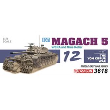 Dragon Models USA 1/35 IDF Magach 5 W/era Mr Plastic Model Kit 3618 ...