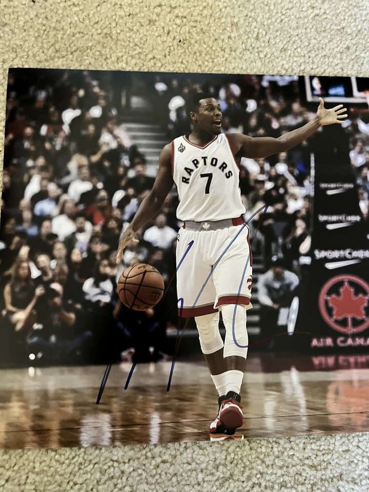 Kyle Lowry Signed Autographed 11x14 Photo Toronto Raptors NBA CHAMPION ...