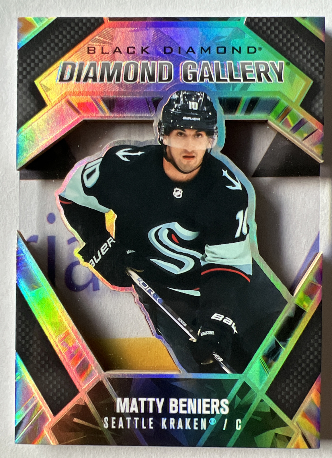 MATTY BENIERS 2022-23 Black Diamond Gallery Rookie 22/23 UD Upper Deck ...