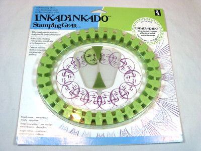 Inkadinkado Stamping Gear Oval Stamping Wheel Scrapbooking Tool Crafts ...