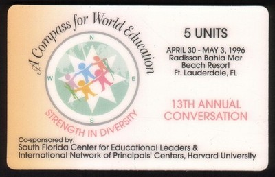 5u 'Compass For World Education' 13th (April, 1996- Ft. Lauderdale ...