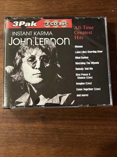 Instant Karma: John Lennon All Time Greatest Hits (3 CD SET) Very Good ...